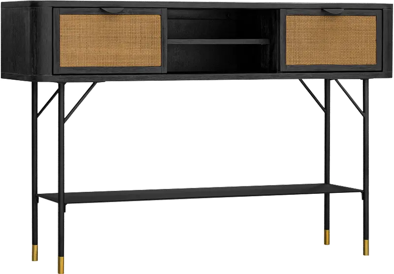 Saratoga Black Console Table | RC Willey