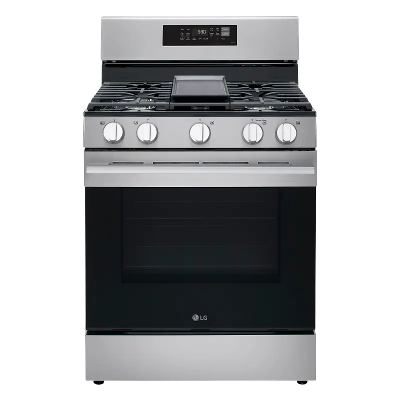 LG 6.3 Cu Ft Gas Single Oven Range - Stainless Steel | RC Willey