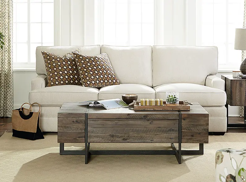 Modern Timber Brown Coffee Table | RC Willey