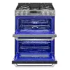 LG Signature Dual Fuel Double Oven Range LUTD4919SN | RC Willey