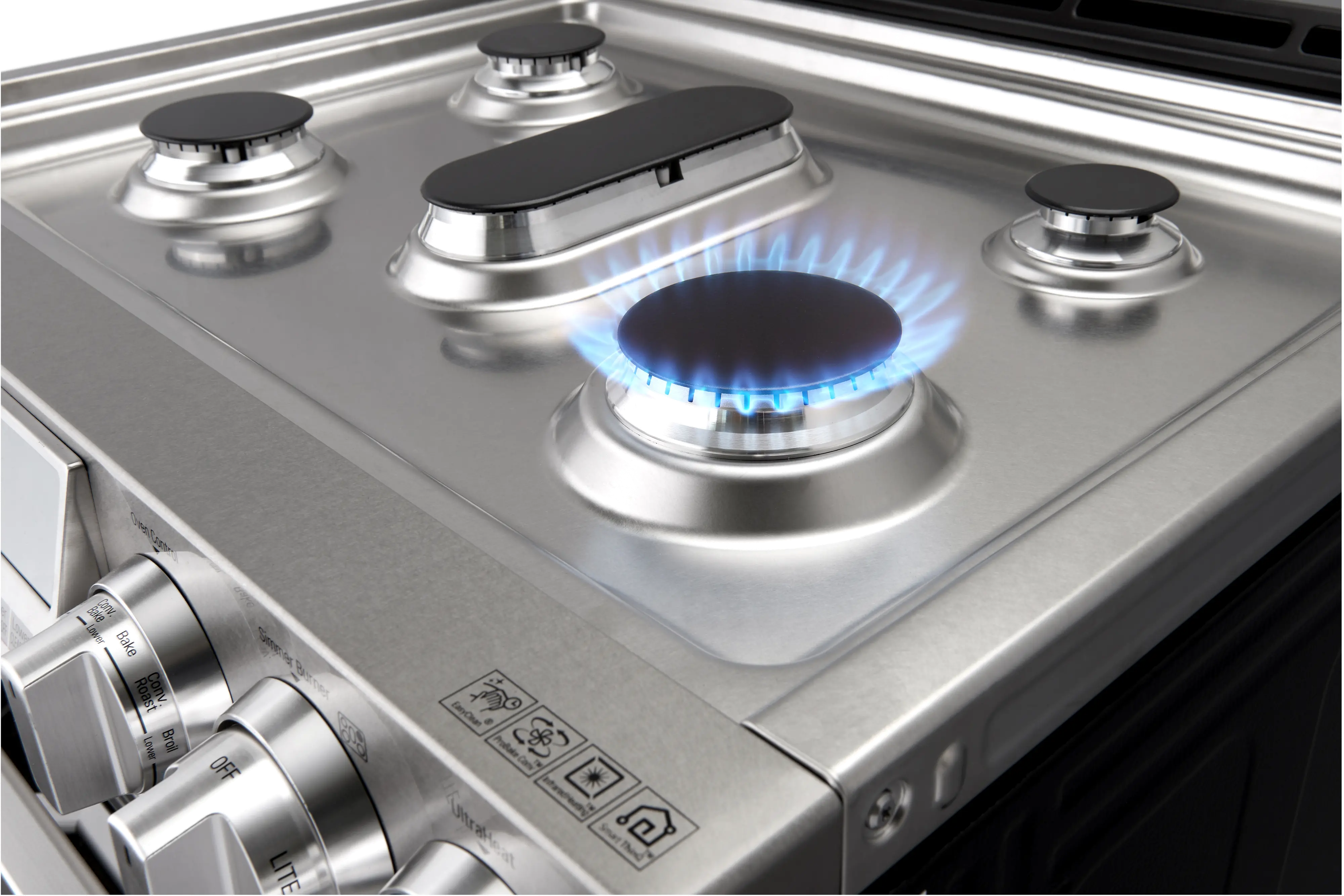 LG Signature Dual Fuel Double Oven Range LUTD4919SN | RC Willey