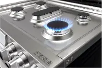 LG Signature Dual Fuel Double Oven Range LUTD4919SN | RC Willey