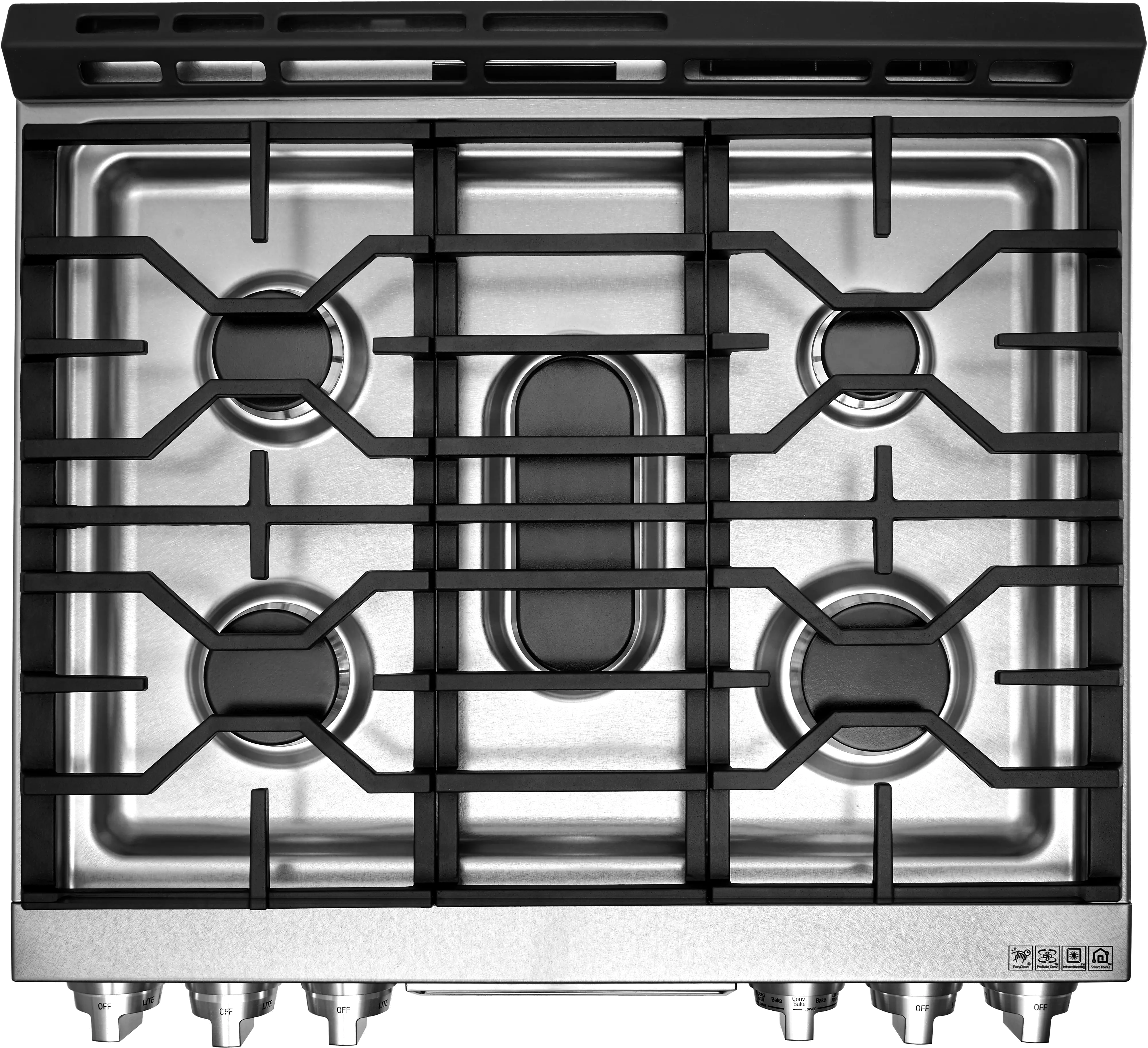 LG Signature Dual Fuel Double Oven Range LUTD4919SN | RC Willey