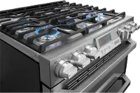 LG Signature Dual Fuel Double Oven Range LUTD4919SN | RC Willey
