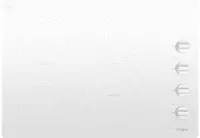 Whirlpool 30 Inch Smooth Electric Cooktop - White | RC Willey