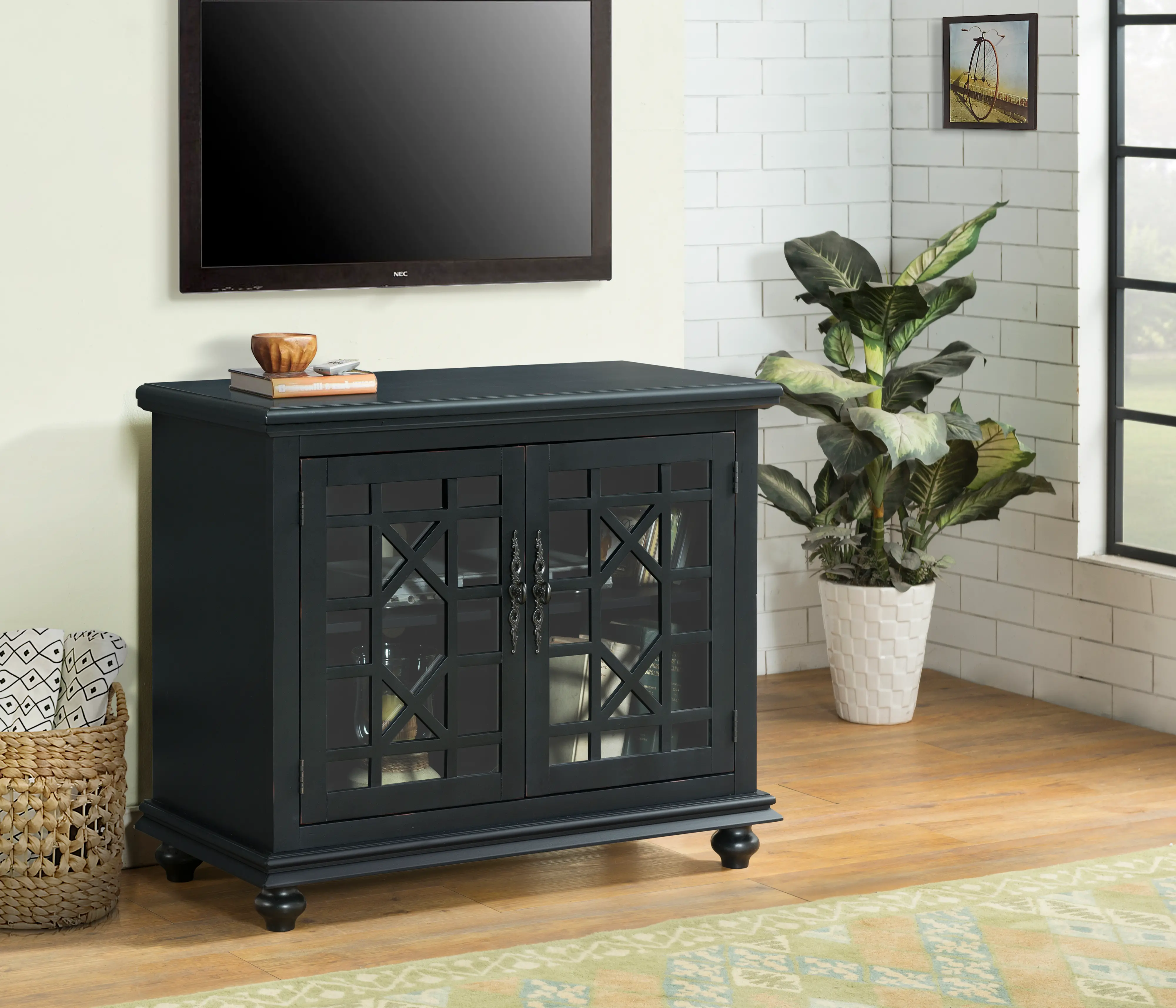Jules Black 38 Inch TV Stand | RC Willey