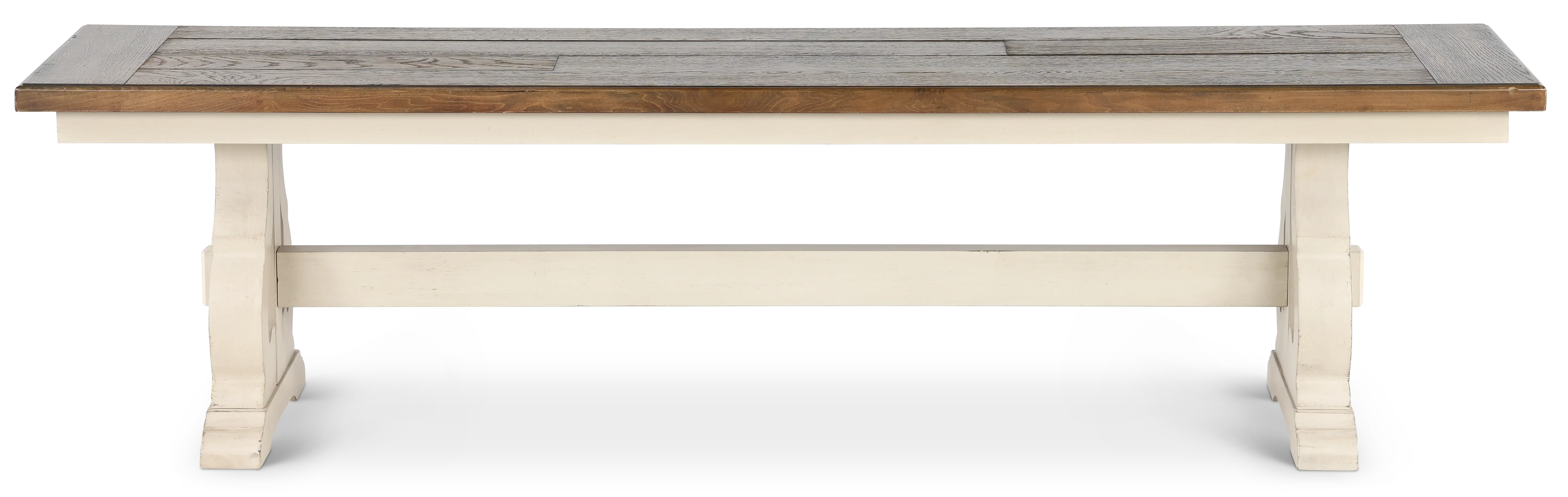 Drake White Dining Room Bench | RC Willey