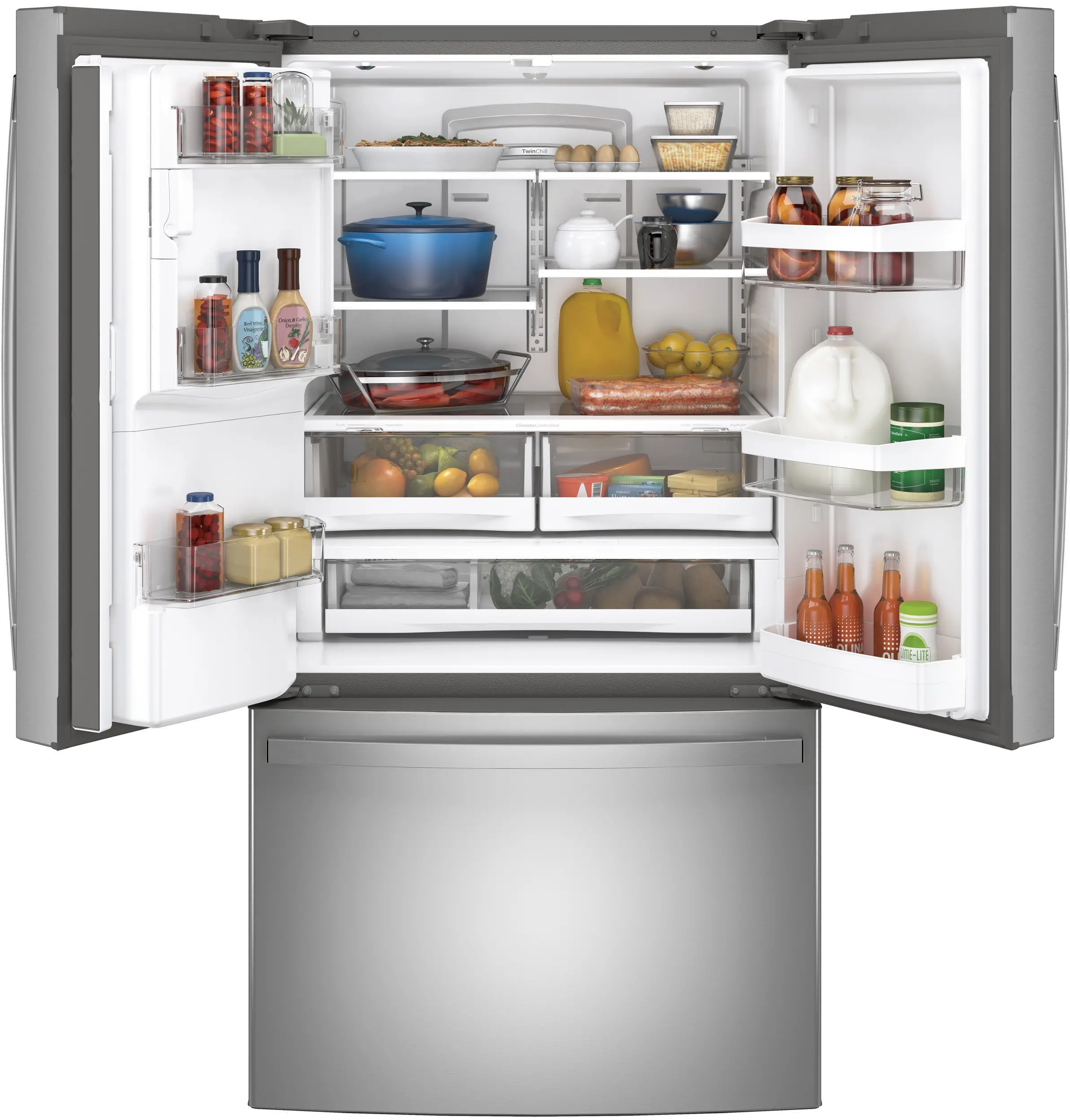 GE French Door Refrigerator GFE28GYNFS | RC Willey