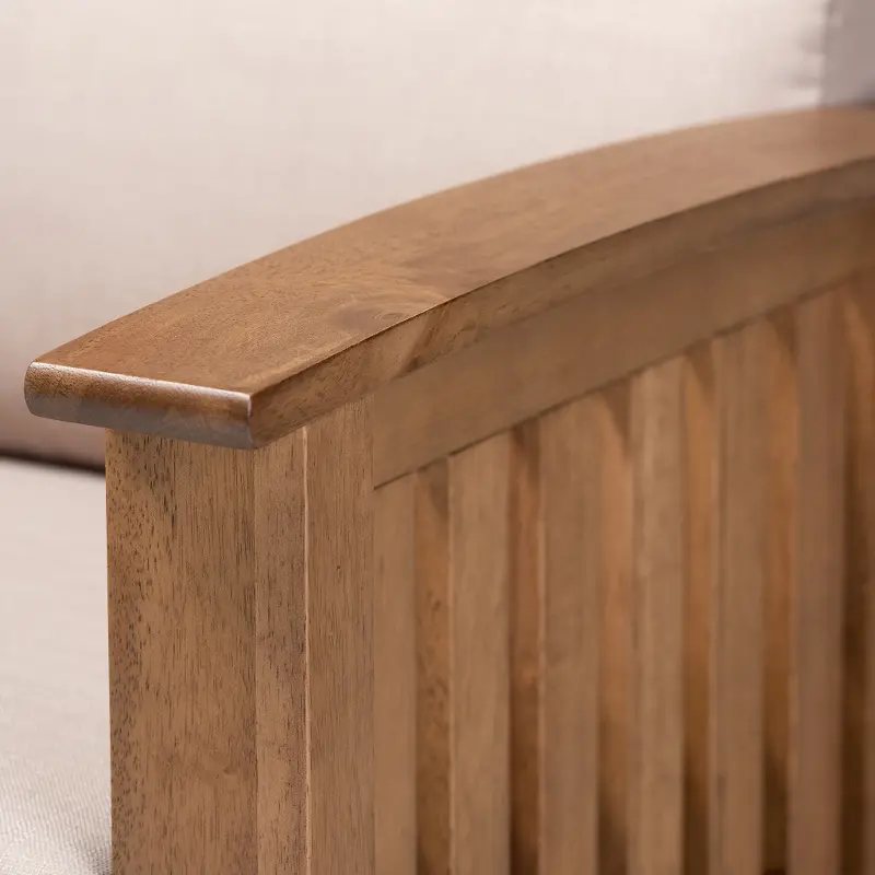 Classic Mission Taupe and Walnut Chair - Laurisa | RC Willey