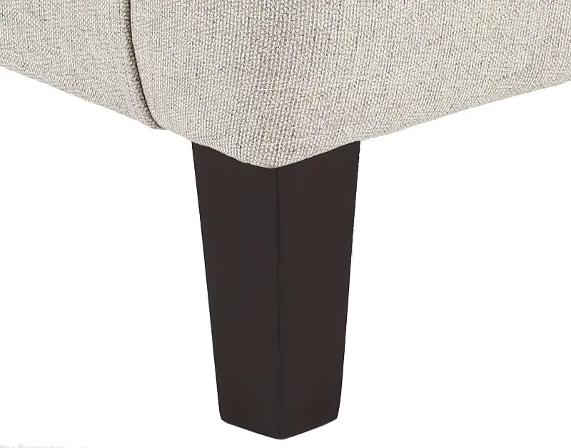 Andrea Classic Light Gray Upholstered Wingback Chair | RC Willey