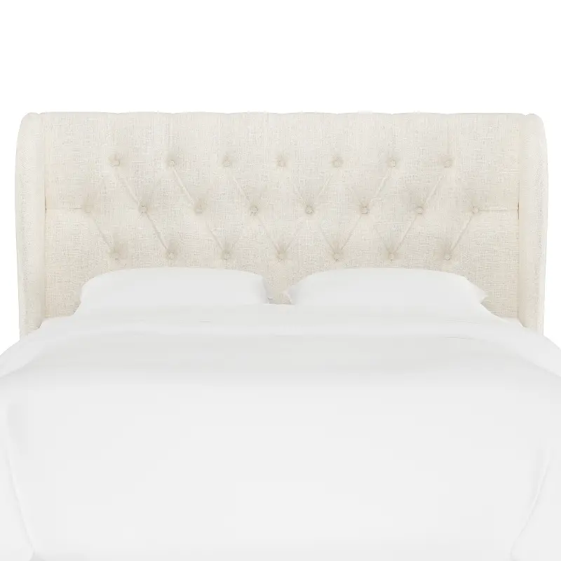 Jaclyn Cream Sloped Wingback Twin Headboard - Skyline Furniture | RC Willey