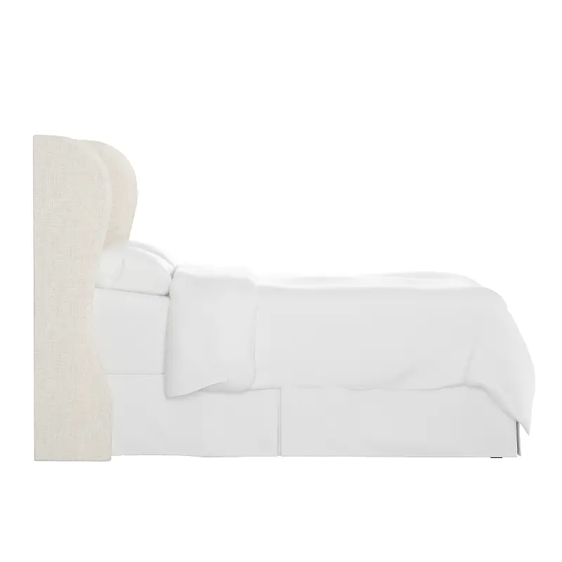 Jaclyn Cream Sloped Wingback Twin Headboard - Skyline Furniture | RC Willey