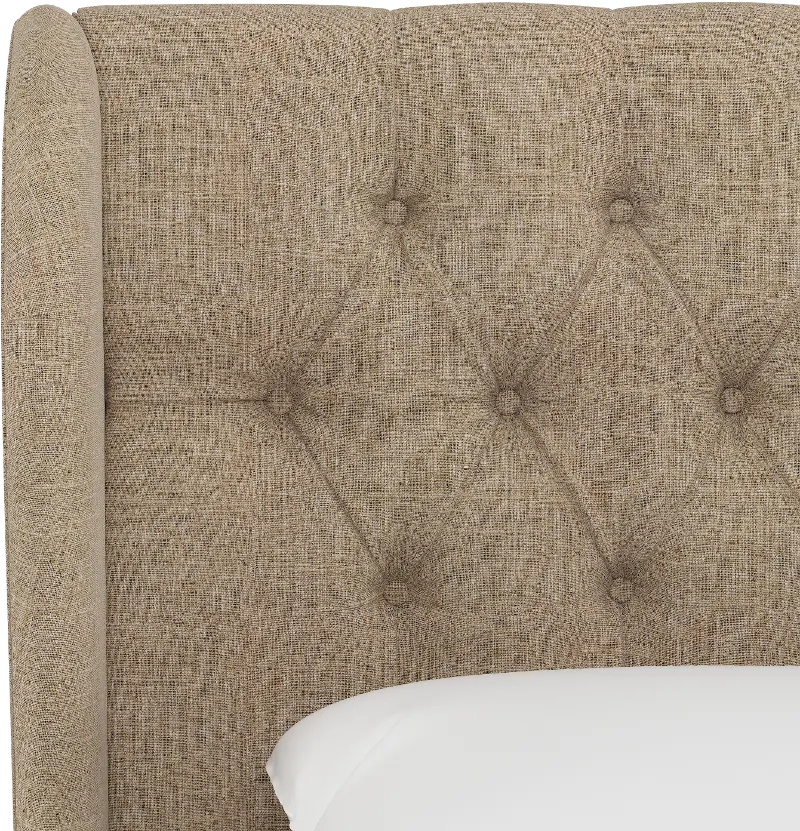 Jaclyn Tan Sloped Wingback Twin Headboard - Skyline Furniture | RC Willey