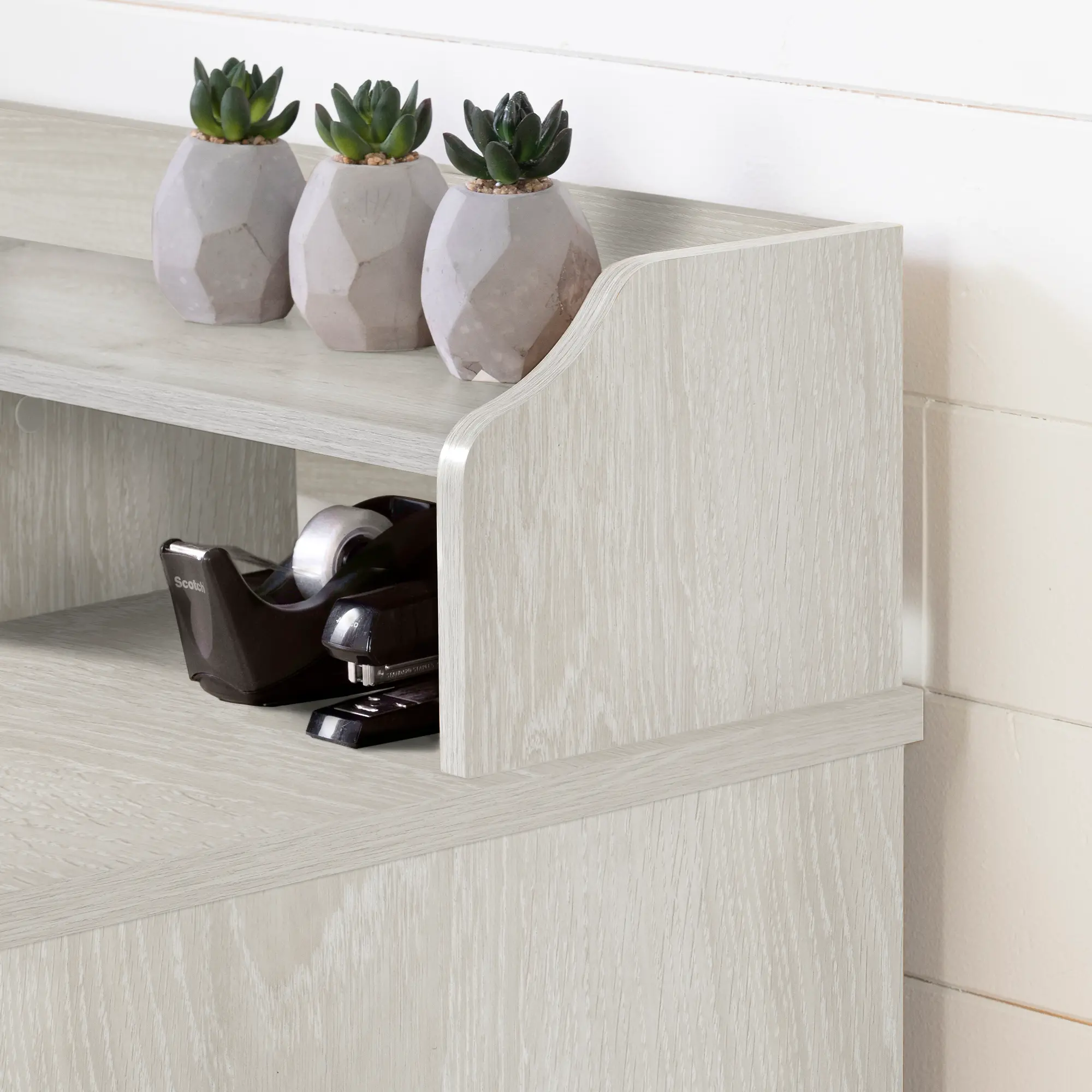 Versa White Oak Computer Desk | RC Willey