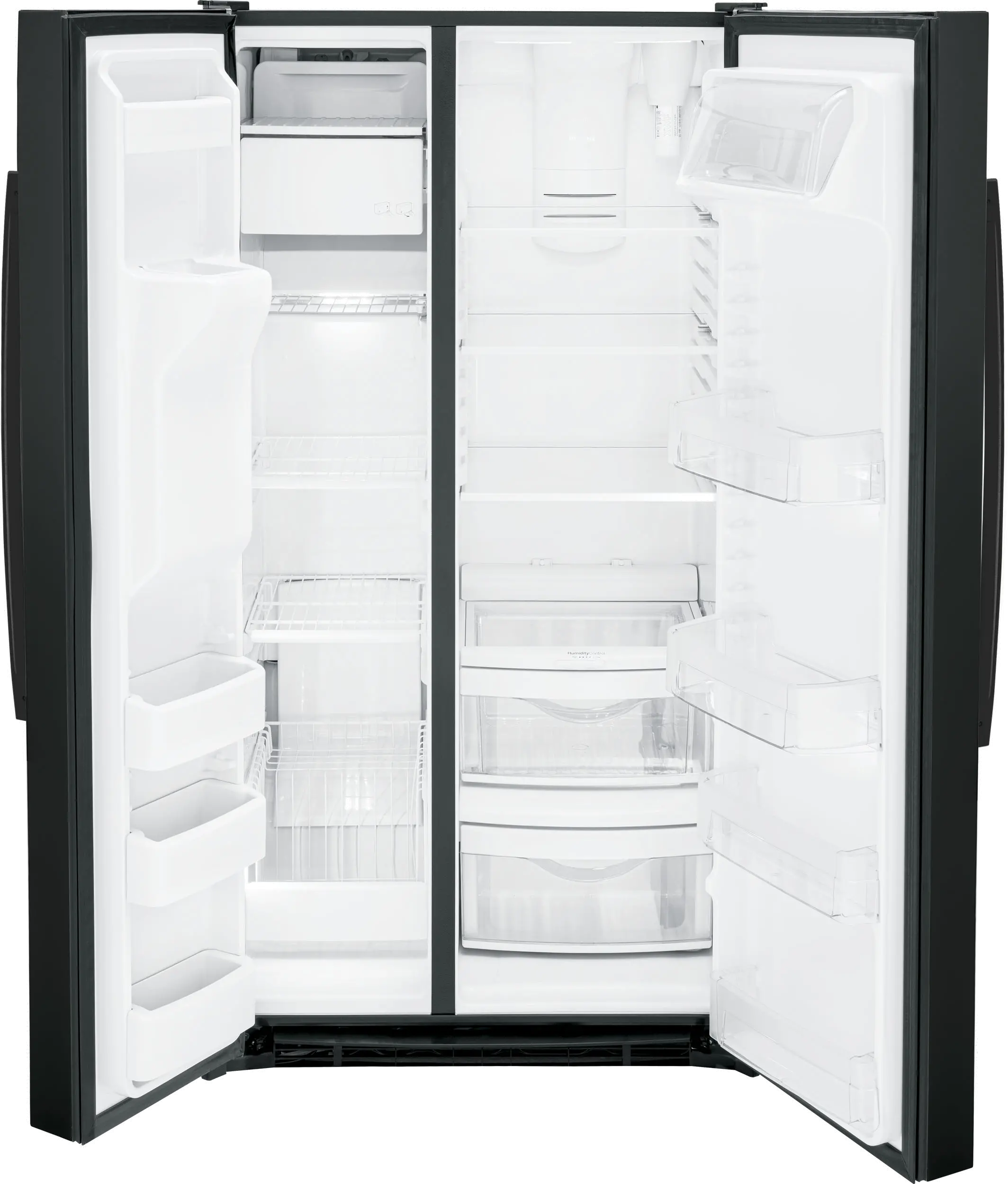 GE Side by Side Refrigerator GSS25GGPBB | RC Willey