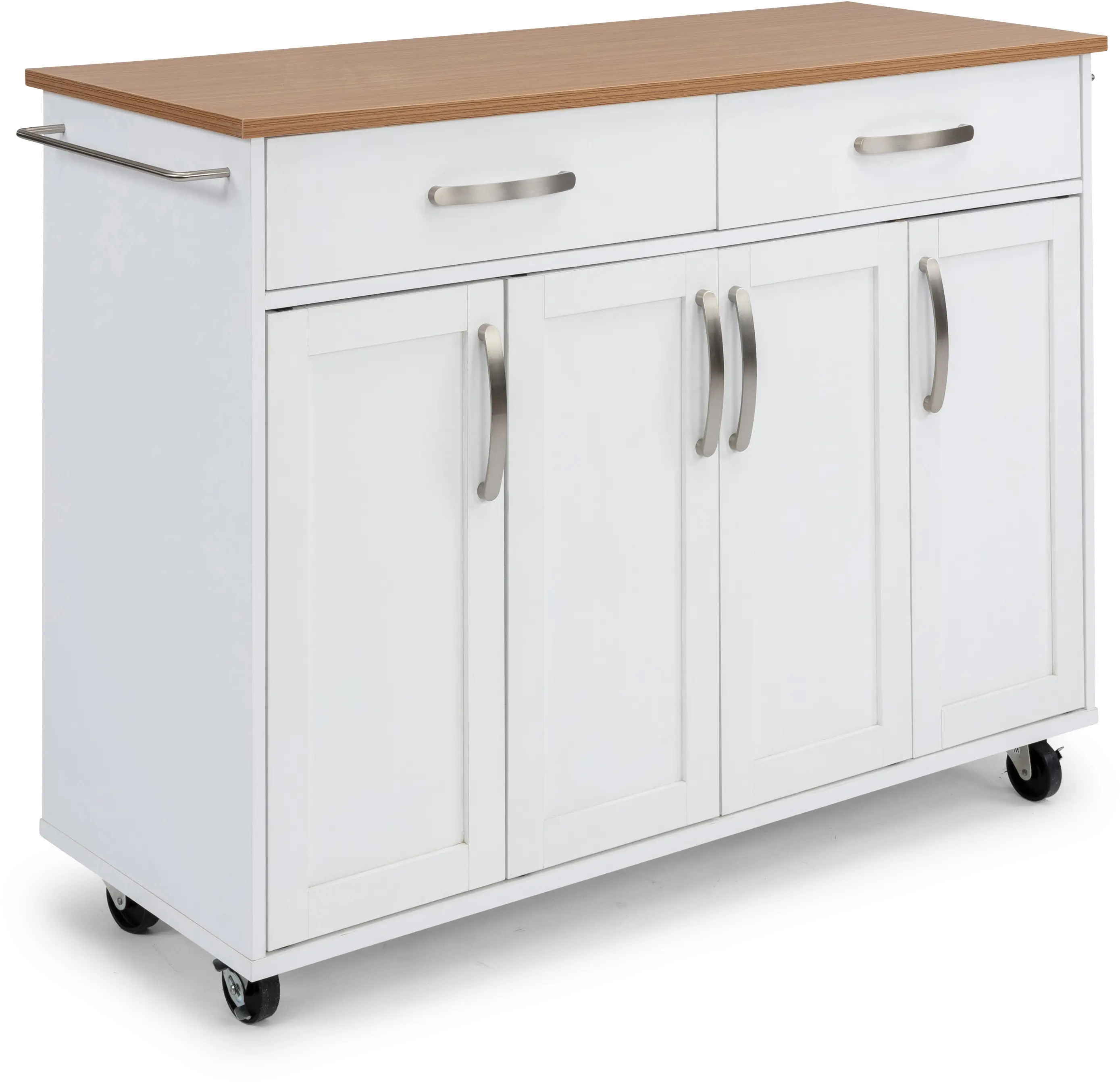 Ella White Kitchen Cart | RC Willey