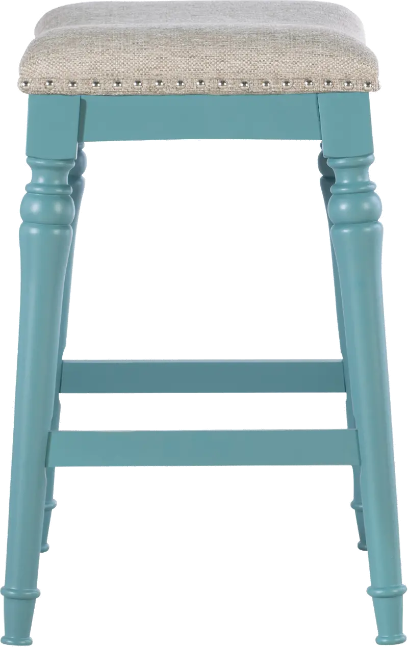Lockhart Blue Counter Height Stool | RC Willey