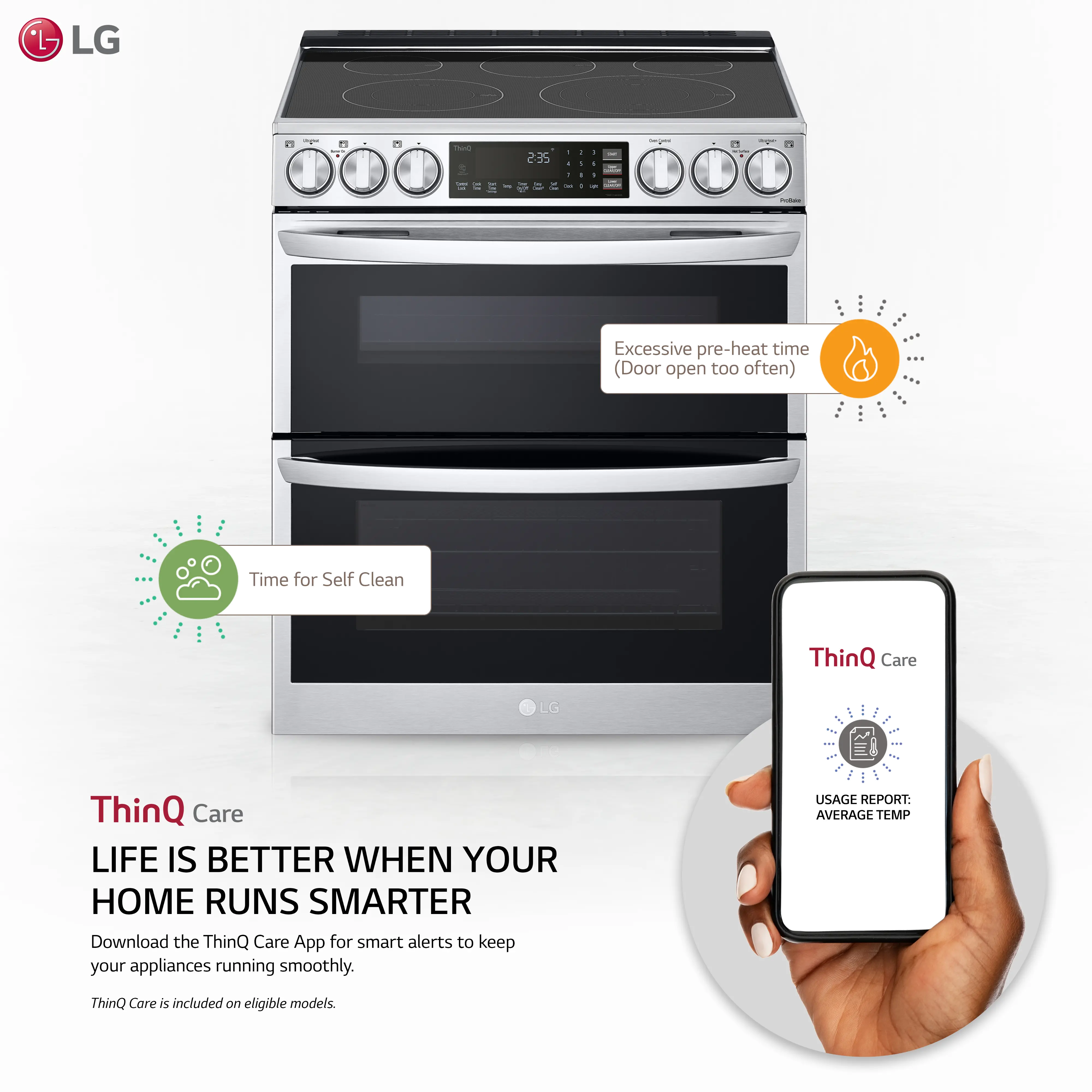 LG Double Oven Electric Range LTEL7337F | RC Willey