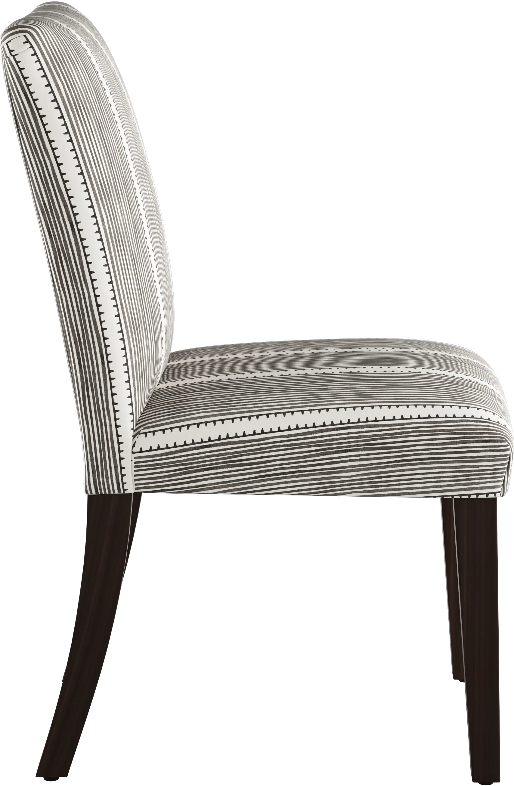 Drew Charcoal Stripe Dining Chair - Skyline Furniture | RC Willey