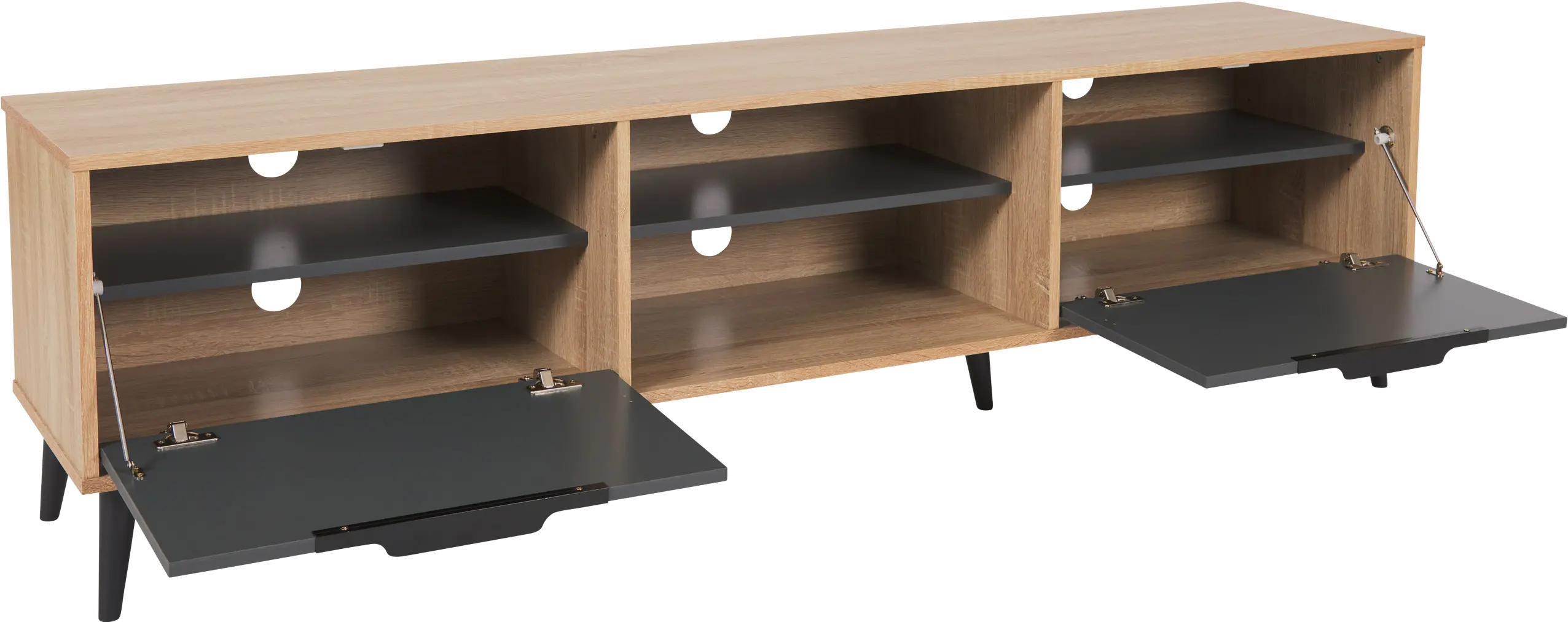 Cole Light Brown TV Stand with Storage | RC Willey
