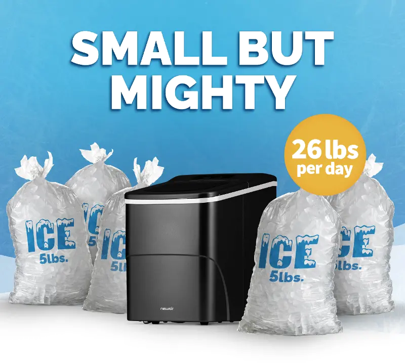 NewAir Matte Black Countertop Ice Maker | RC Willey