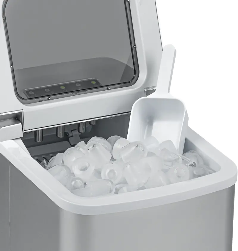 NewAir Matte Silver Countertop Ice Maker | RC Willey