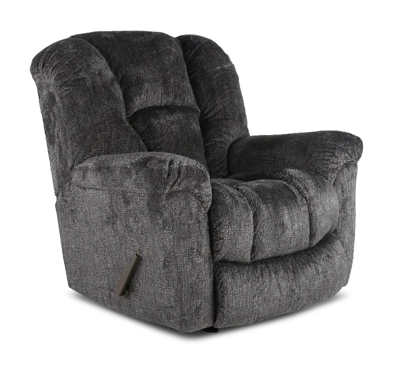 Equalizer Charcoal Gray Manual Rocker Recliner | RC Willey