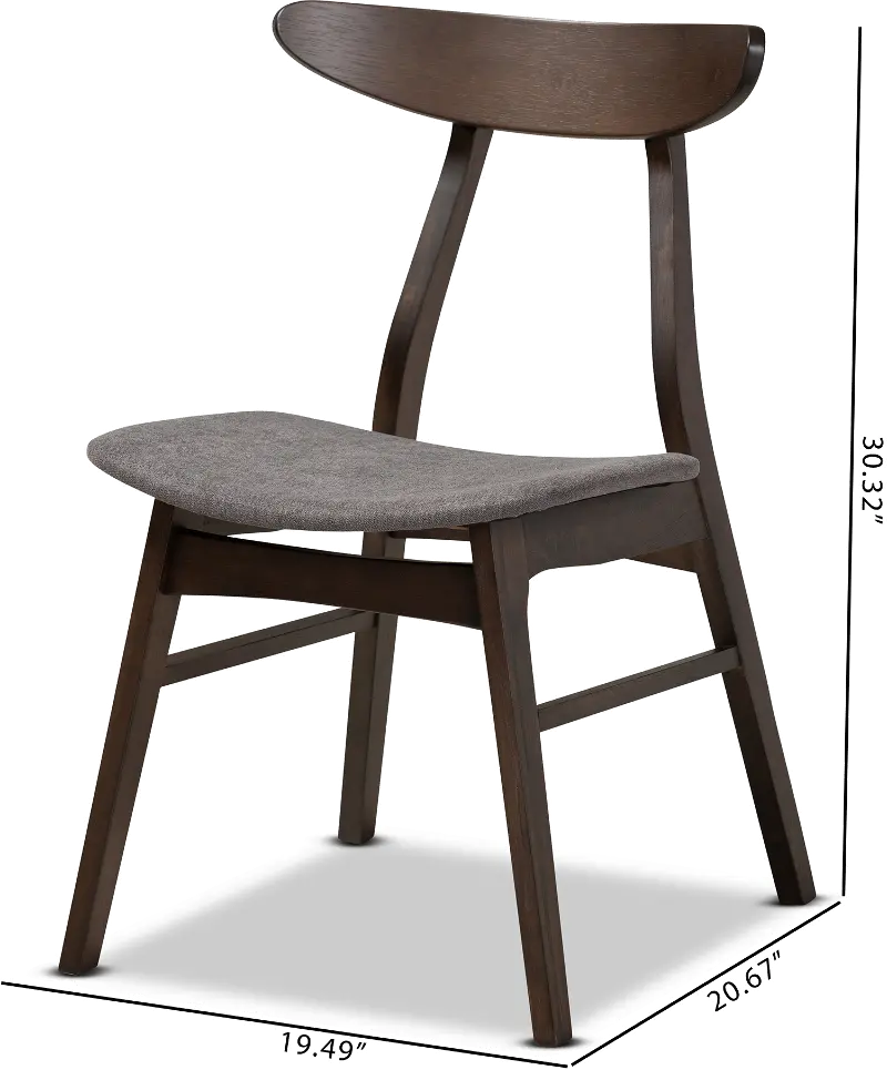 Britte Dark Brown Dining Room Chair (Set of 4) | RC Willey