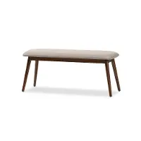 Flora Light Gray Dining Bench | RC Willey