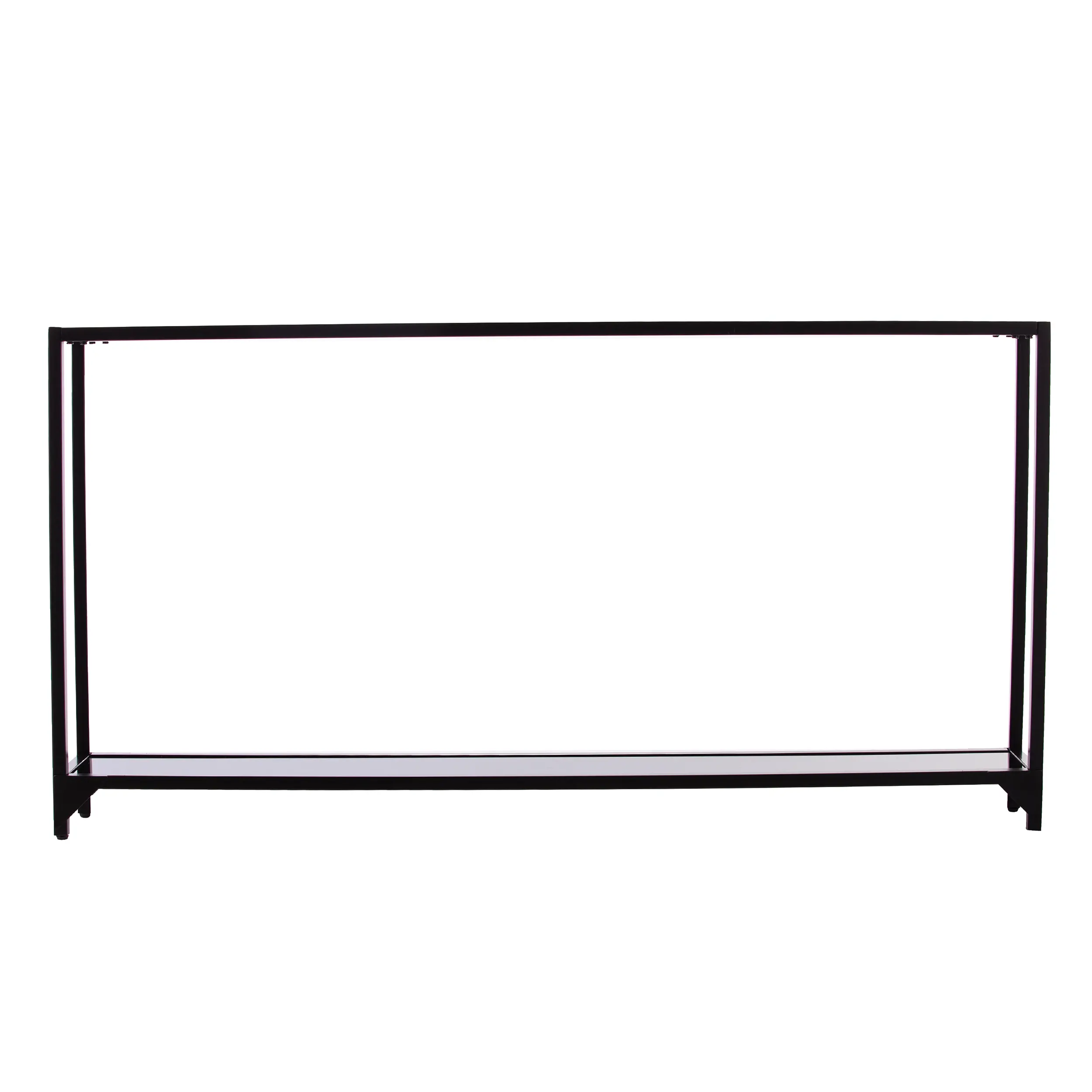 Bergen Narrow Black Metal Console Table | RC Willey