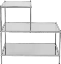 Knox Chrome Mirrored Accent Table | RC Willey