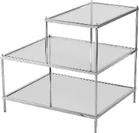 Knox Chrome Mirrored Accent Table | RC Willey