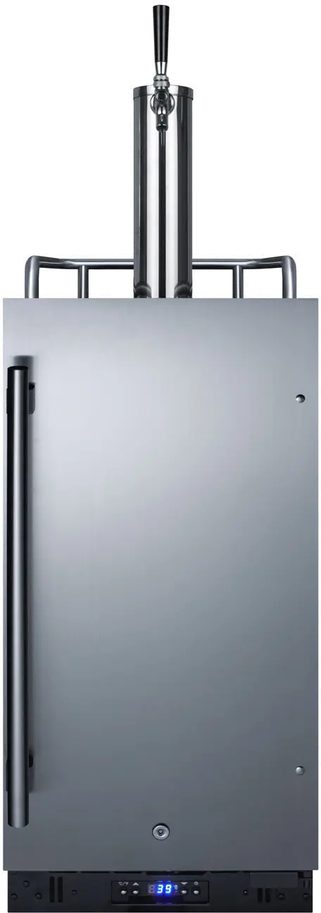 Summit 15 Inch Built-In Kegerator - Stainless Steel | RC Willey