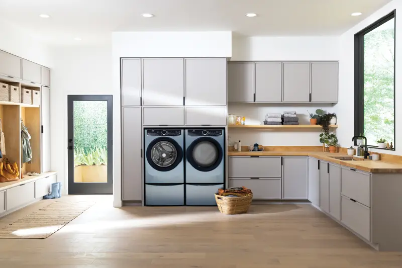 Electrolux 4.5 Cu Ft Front Load Perfect Steam Washer - Glacier Blue ...