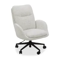 Copley Nathan Off-White Office Chair | RC Willey