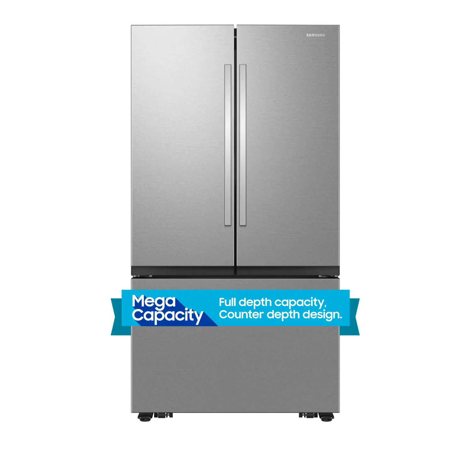 Samsung 26.5 Cu Ft French Door Refrigerator - Counter Depth Stainless ...