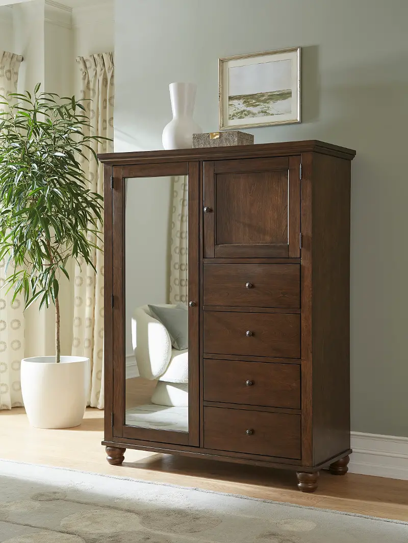 Cambridge Brown Cherry Chiffarobe | RC Willey