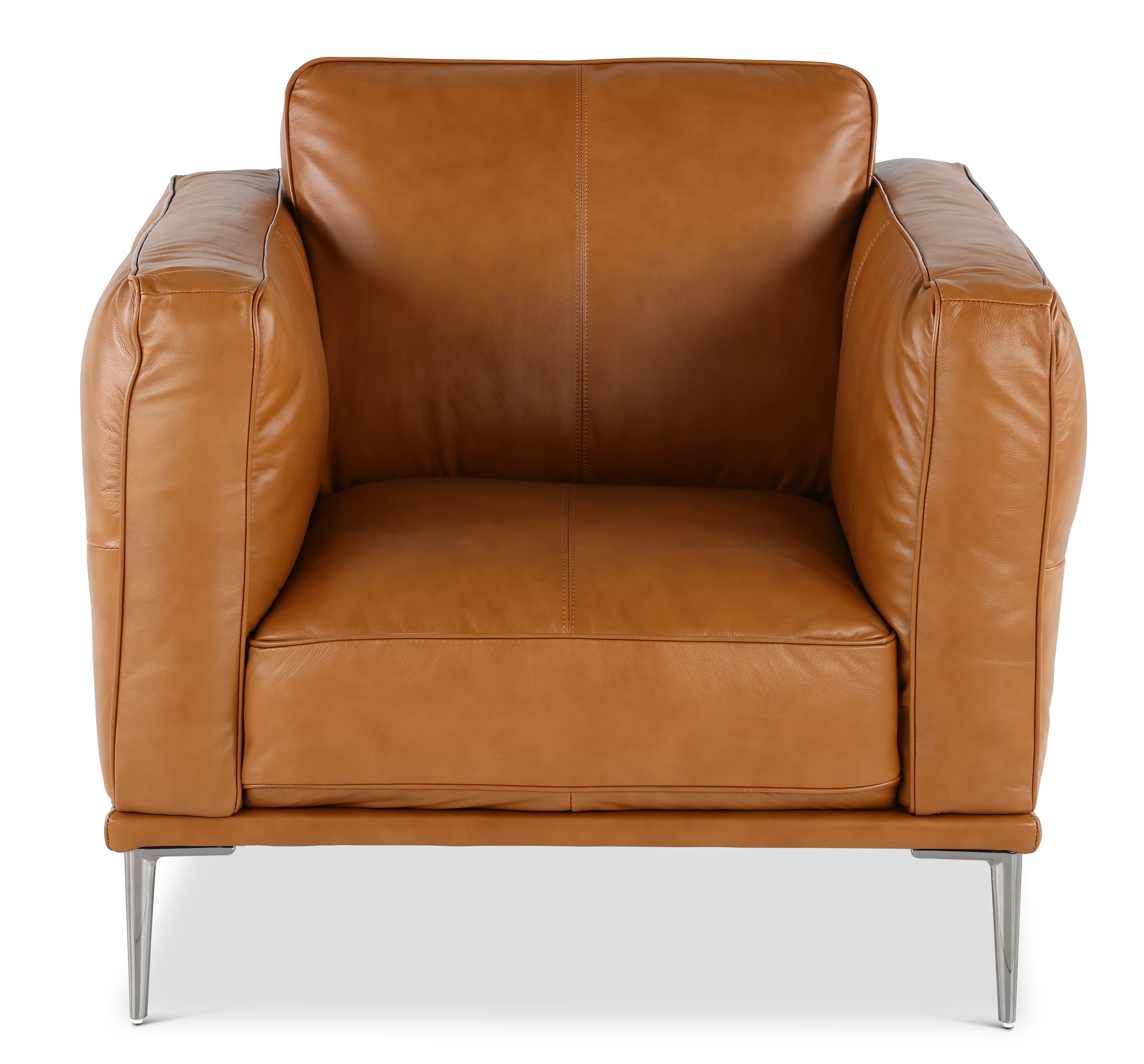 Oasis Tan Leather Chair | RC Willey