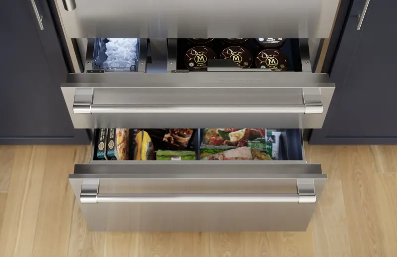 Thermador 18.8 Cu Ft Built-In Bottom-Freezer Refrigerator - Counter ...