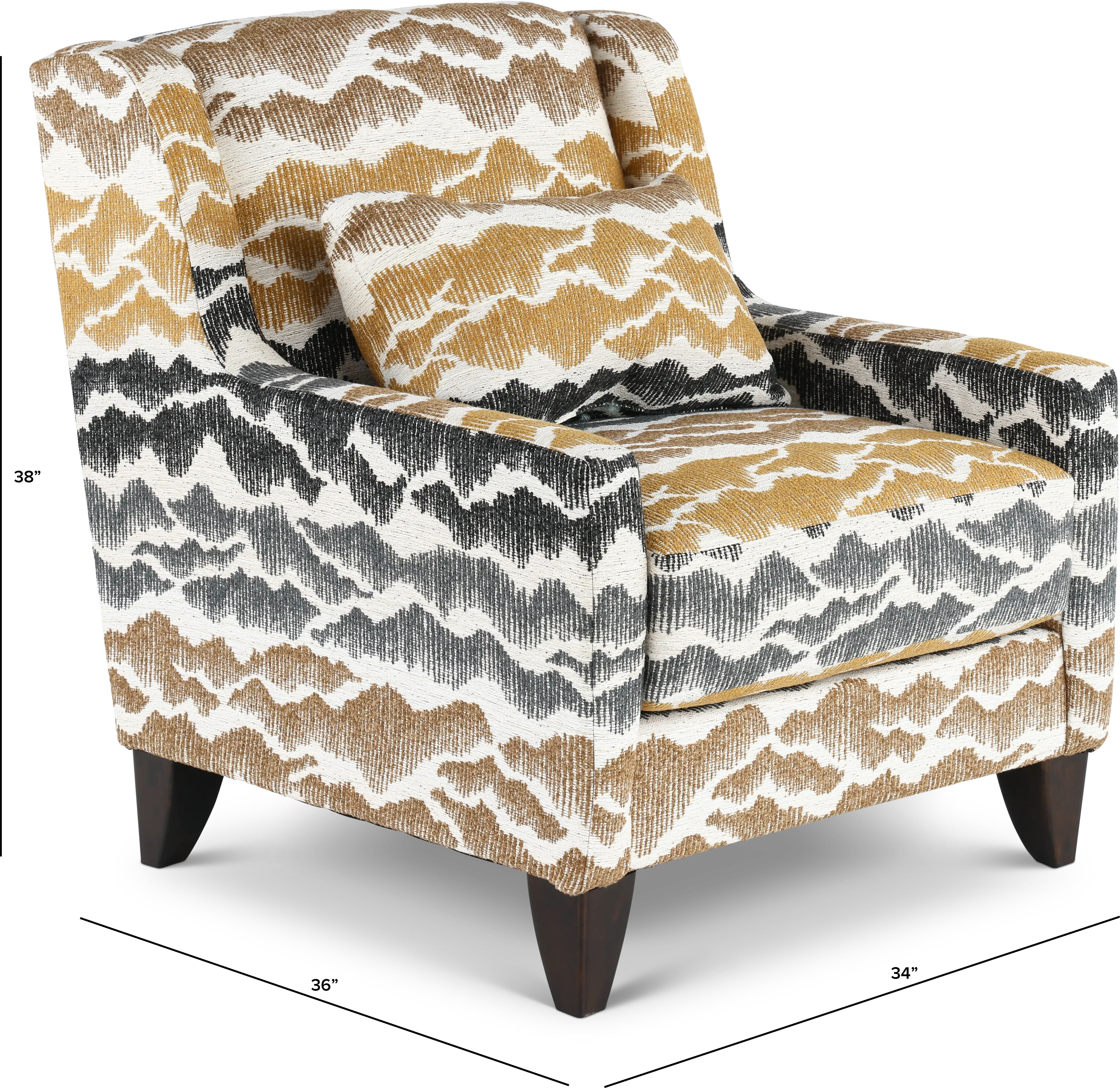 Cody Beige and Gray Accent Chair | RC Willey