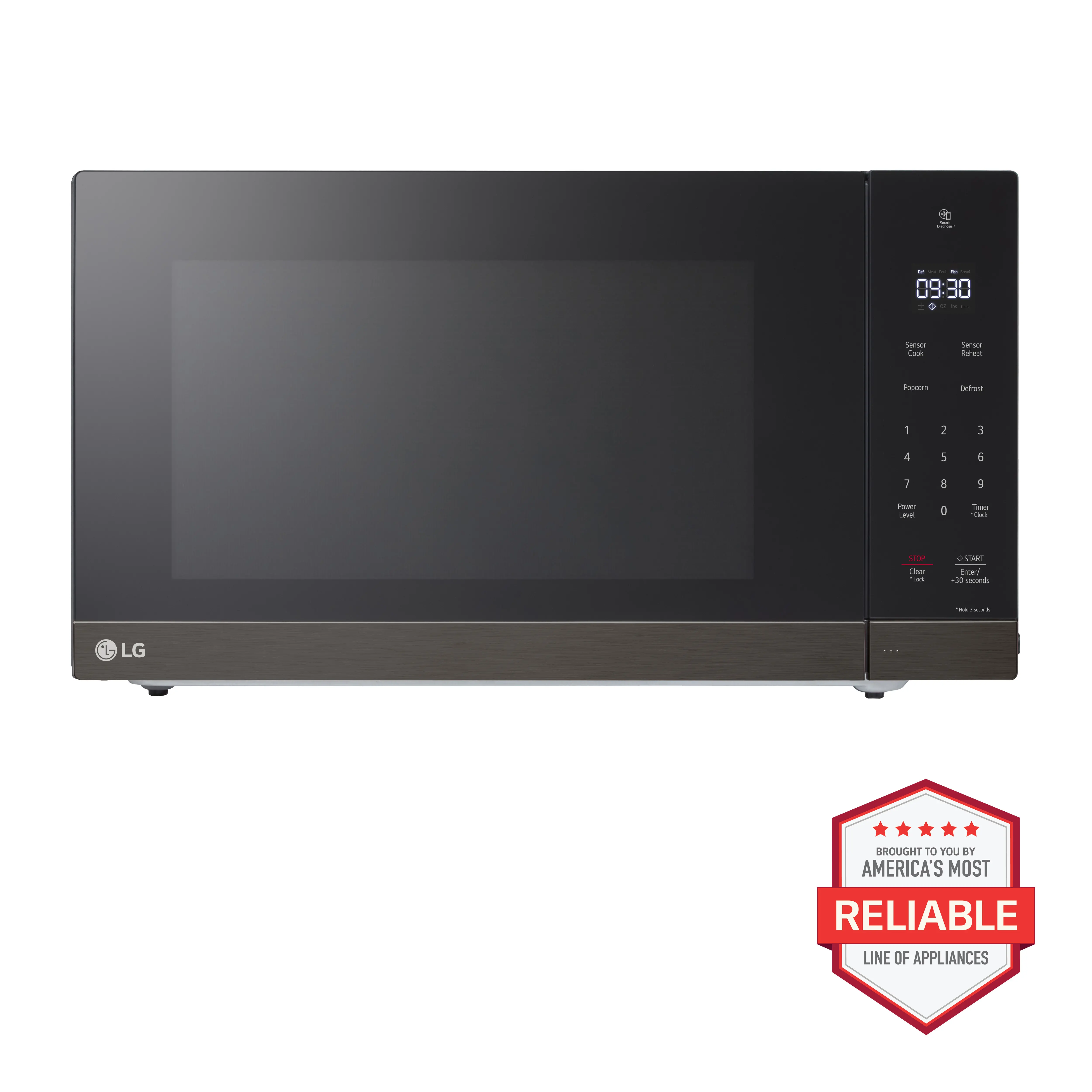 LG 2.0 Cu Ft Countertop Microwave with Smart Inverter and EasyClean ...