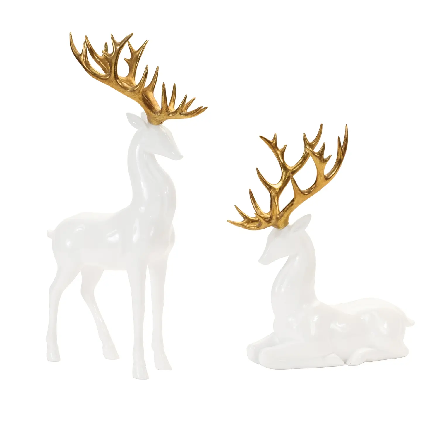 Melrose 2-pc. Modern Holiday Deer Table Decor Set | RC Willey