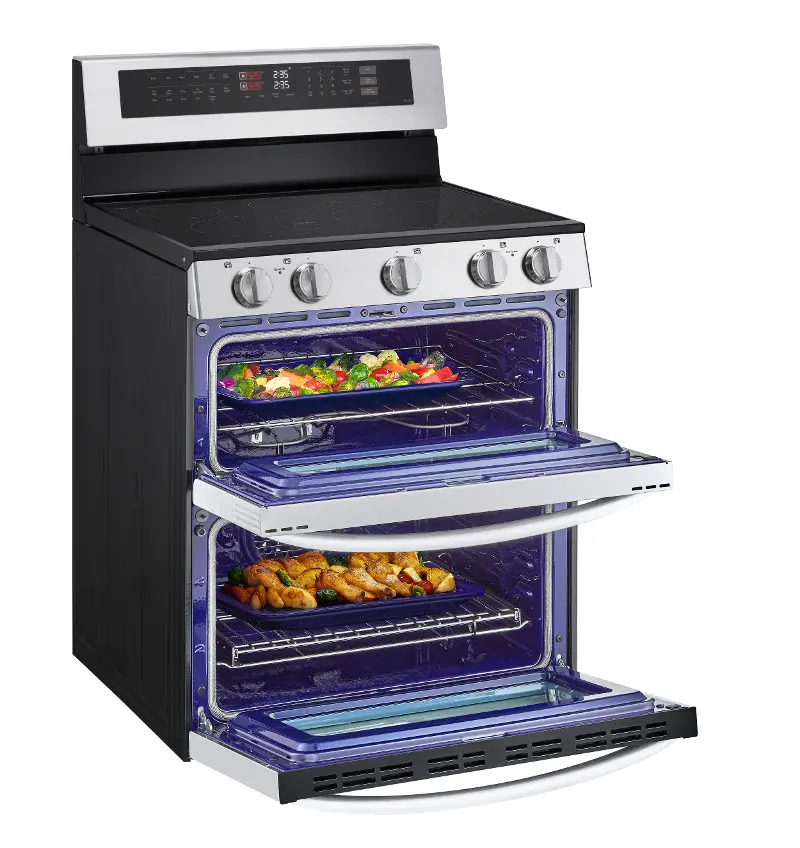 LG 7.3 Cu Ft Double Oven Electric Range - Stainless Steel | RC Willey