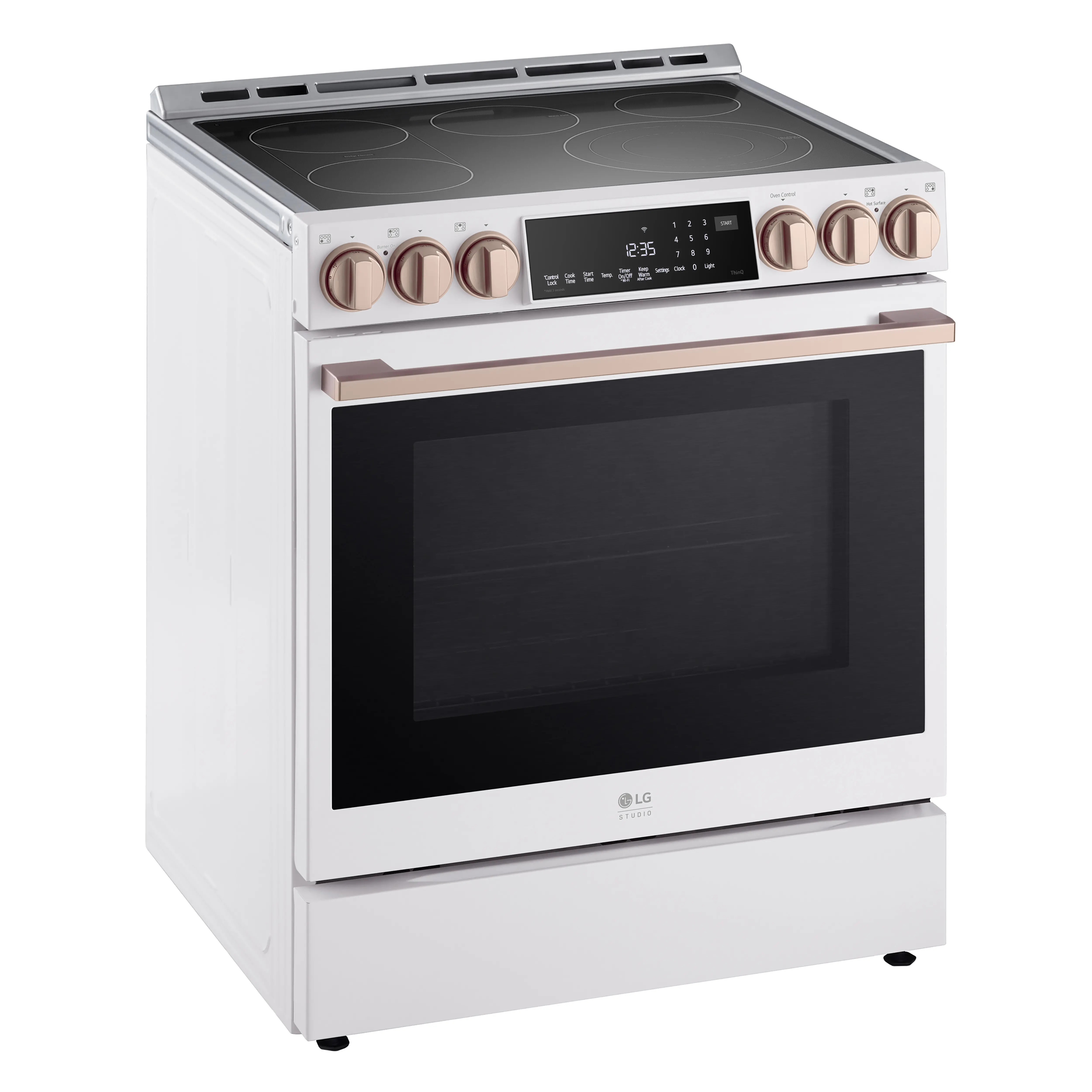 LG Studio 6.3 Cu Ft Smart Electric Range with ProBake Convection ...