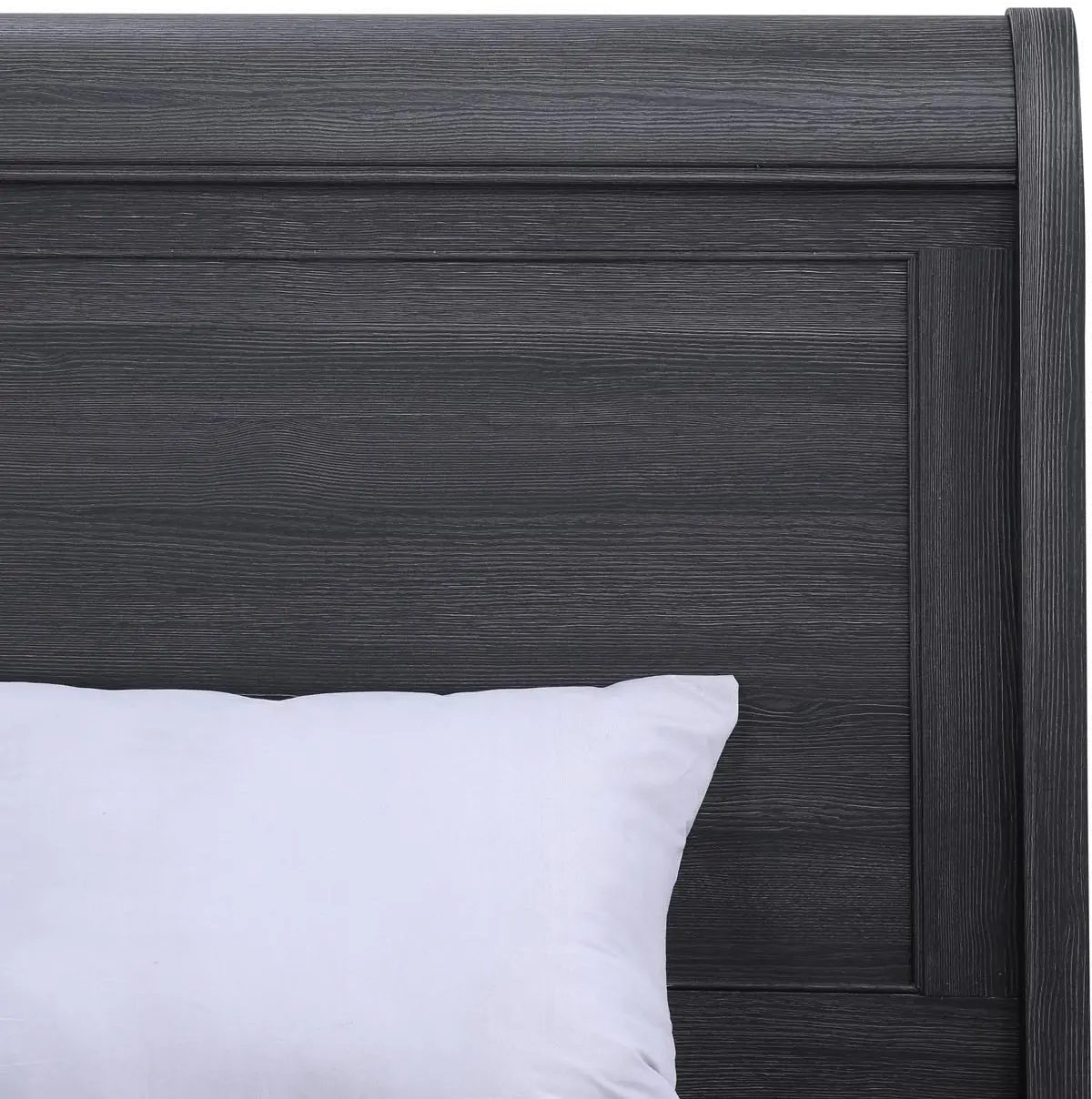 Everton Gray Queen Sleigh Bed | RC Willey