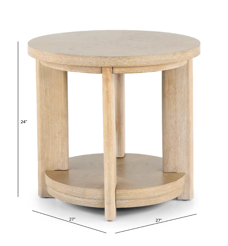 Pacific Grove Sandstone Brown End Table | RC Willey