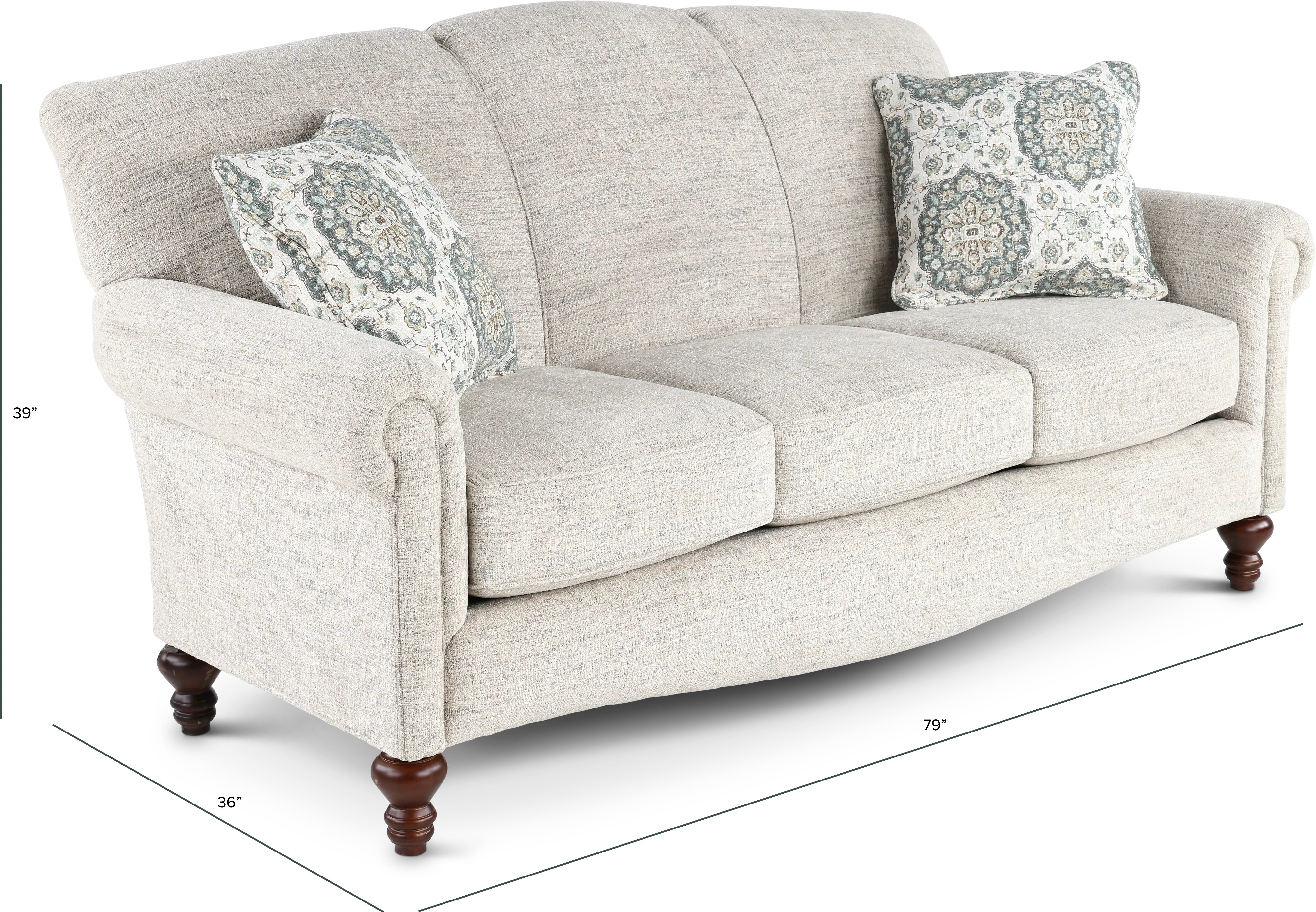 Eliza Gray Sofa | RC Willey