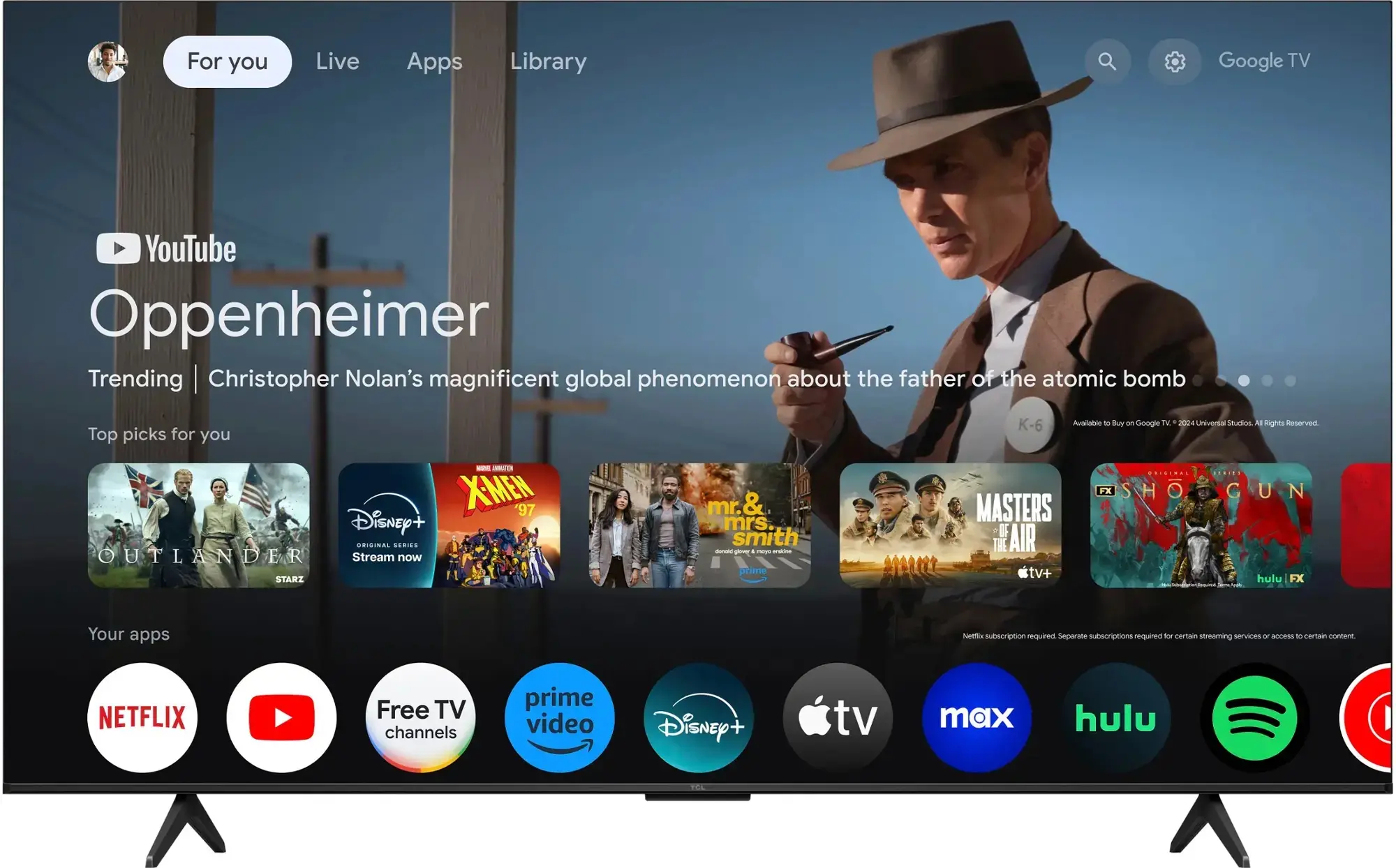 TCL 55" S5-Series 4K UHD HDR LED Smart Google TV | RC Willey