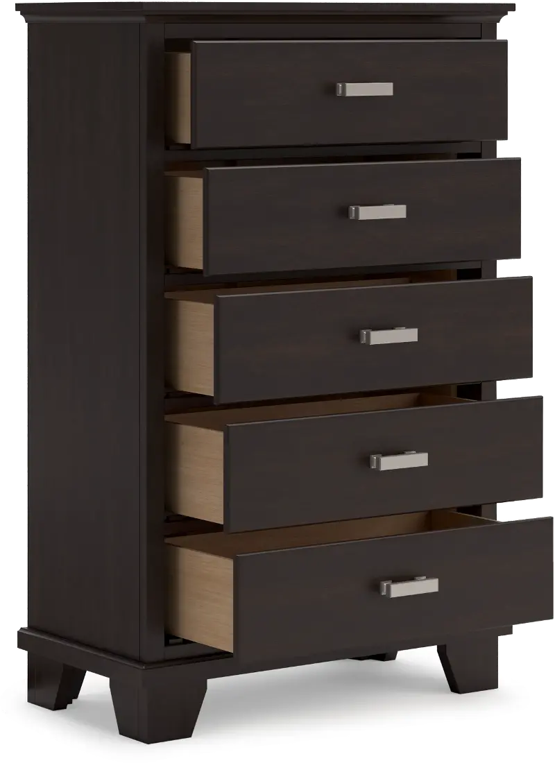 Coventry Dark Brown Chest of Drawers | RC Willey