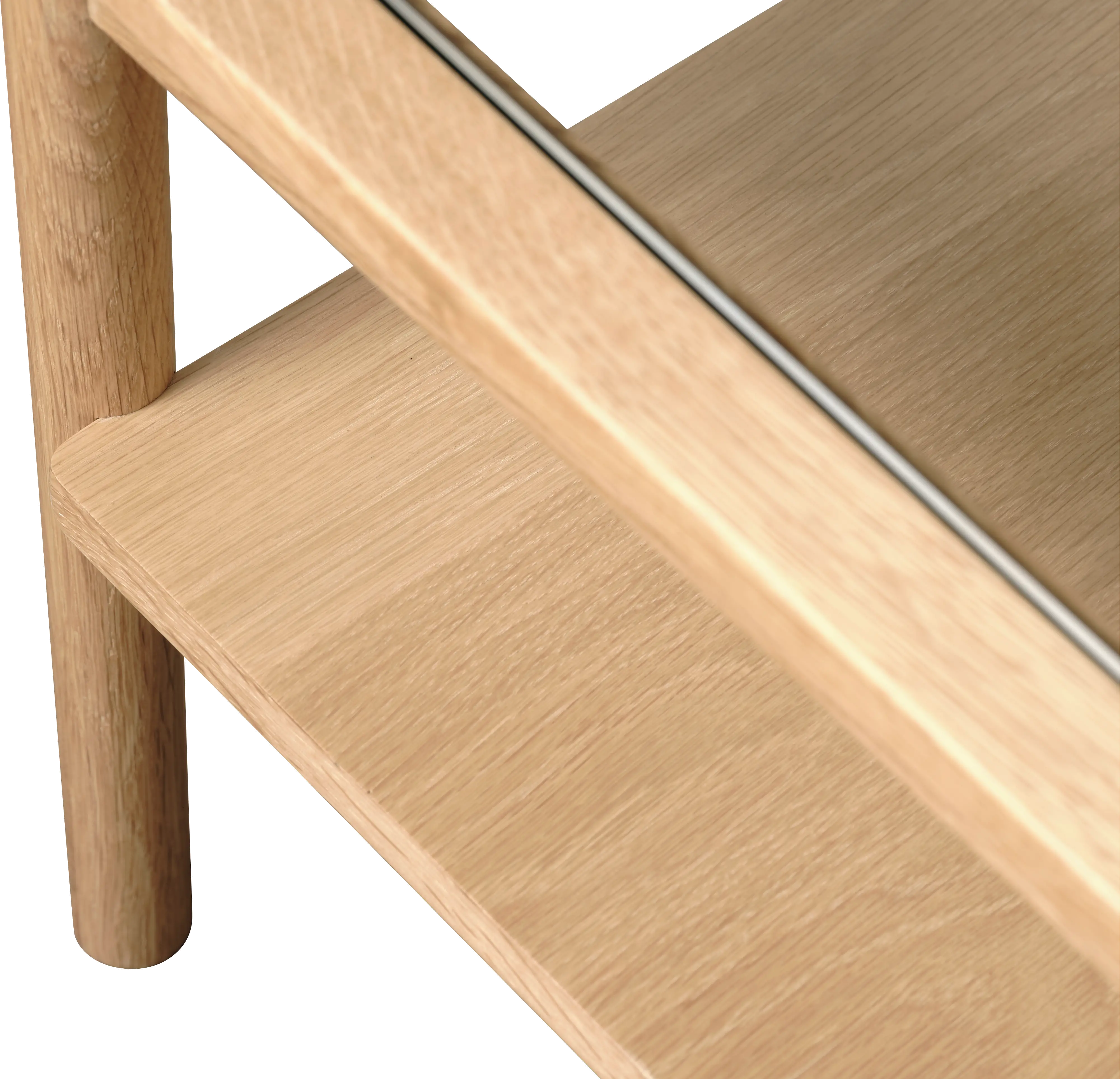 Elsa Natural Oak and Glass Coffee Table | RC Willey